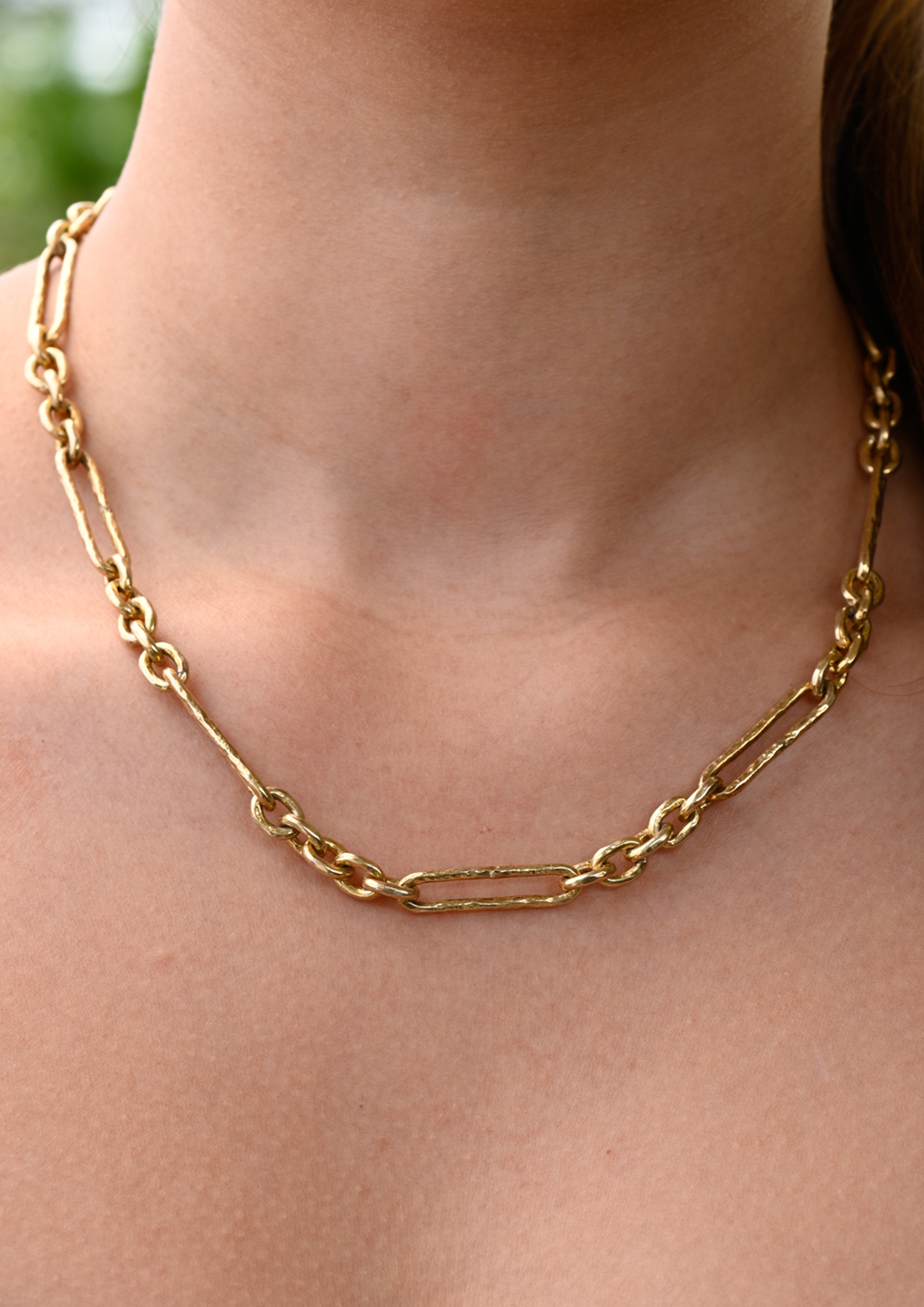 Caro Wilson "Pocket Watch" Chain in 24 Karat Gold Vermeil